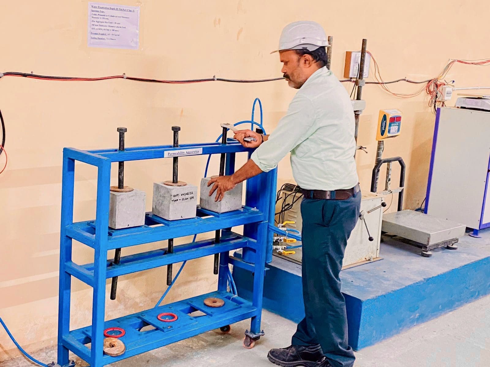 Explore Concrete Depth of Water Penetration Test | Global lab