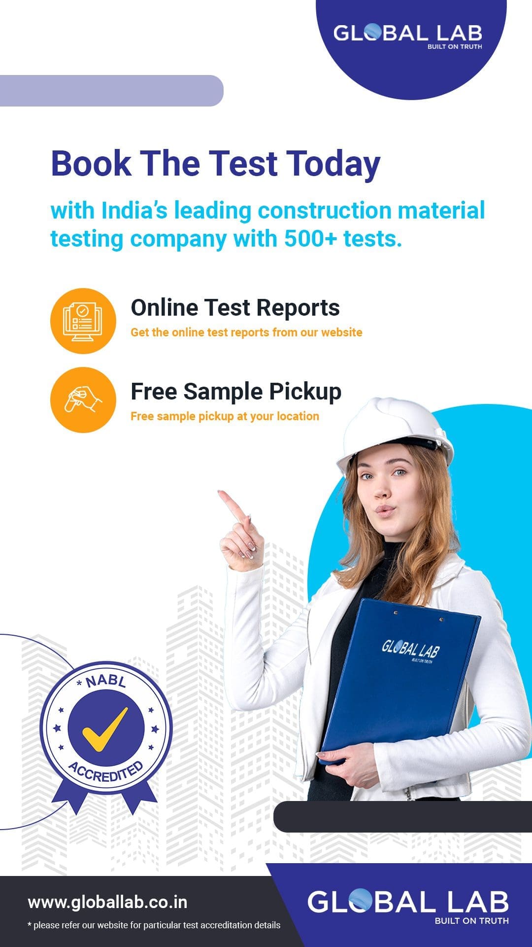 #1 Global Lab - NABL Accredited testing and Calibration lab in India.